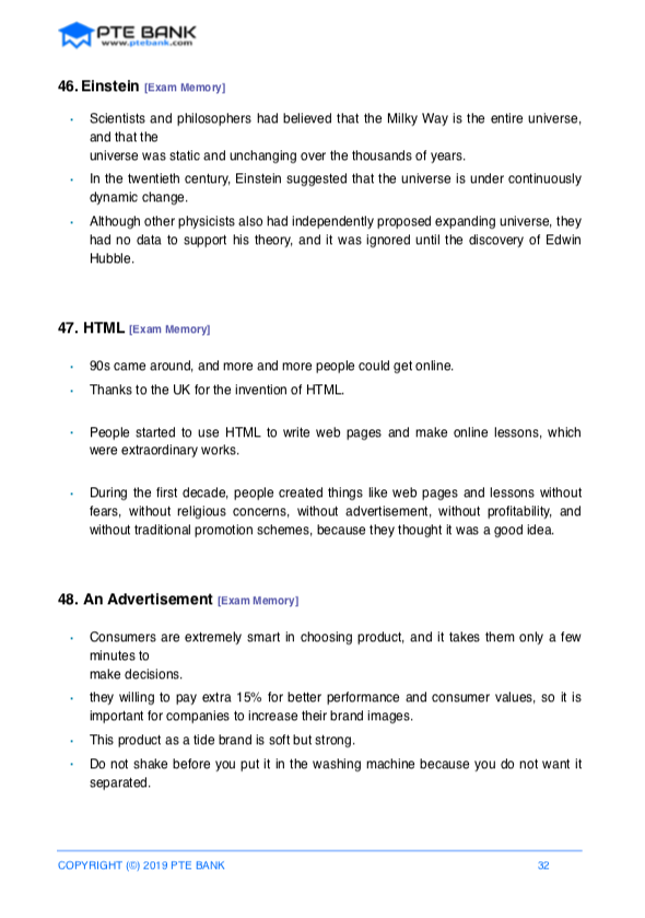 PTE SST | PTE Question Bank