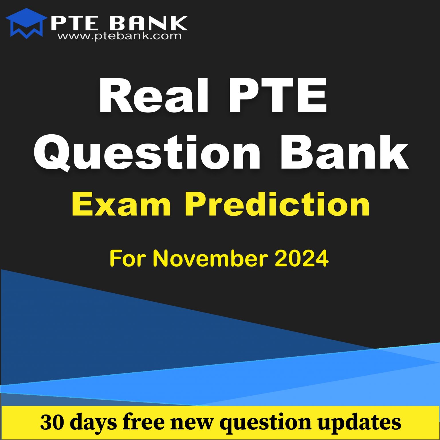 PTE 100% REAL Exam Question Bank (free latest updates)