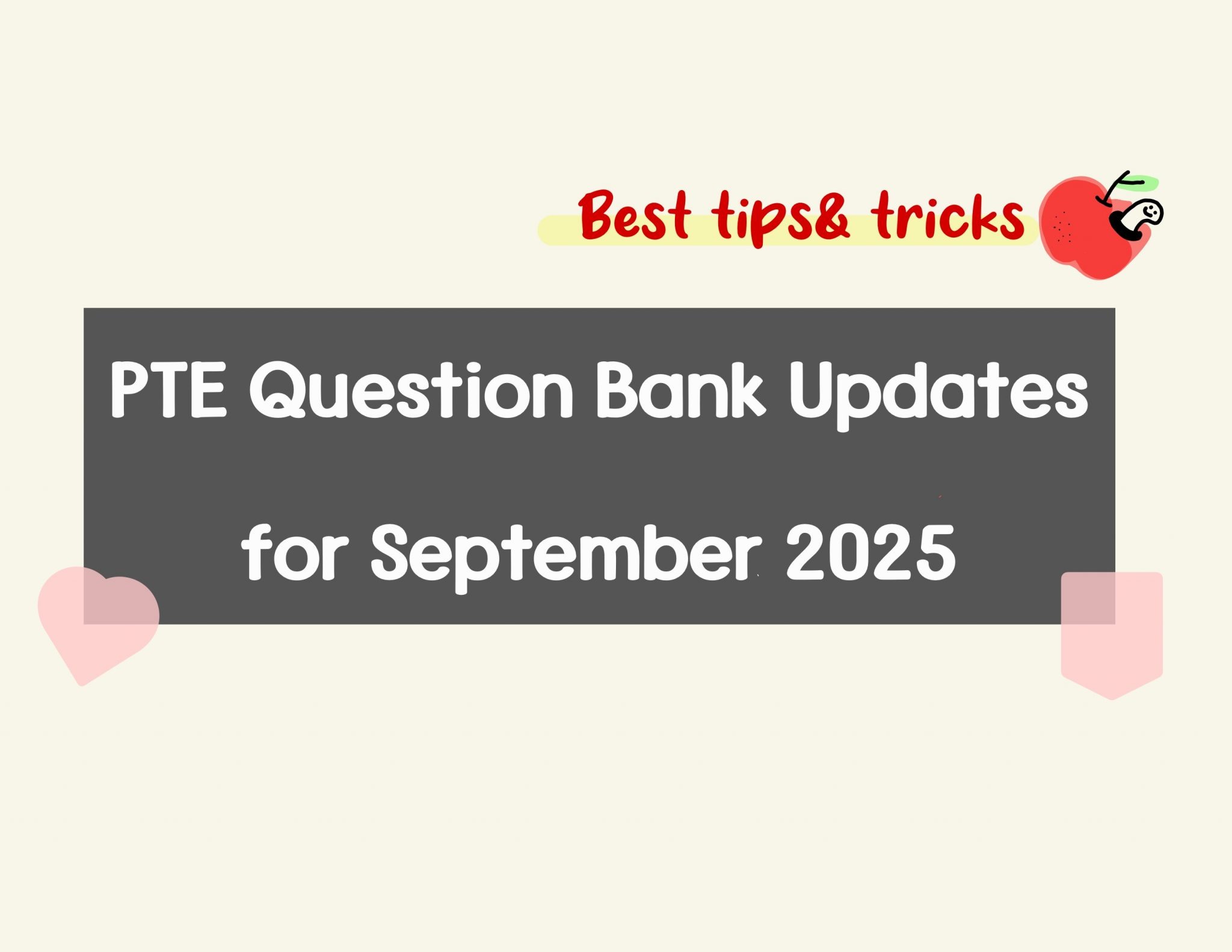PTE exam question bank for September 2025 | PTE Question Bank