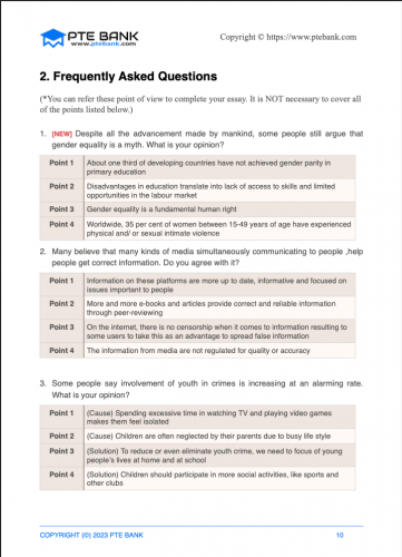 PTE Test All in One Question Bank | PTE Question Bank